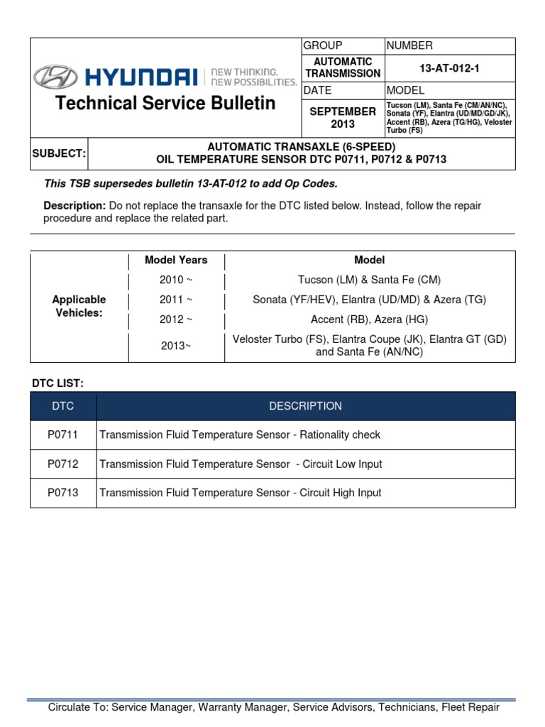 Hyundai AT error | Transmission (Mechanics) | Automobile Layouts