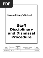 Disciplinary Procedure Collective Agreement 2018 - 2023 | PDF