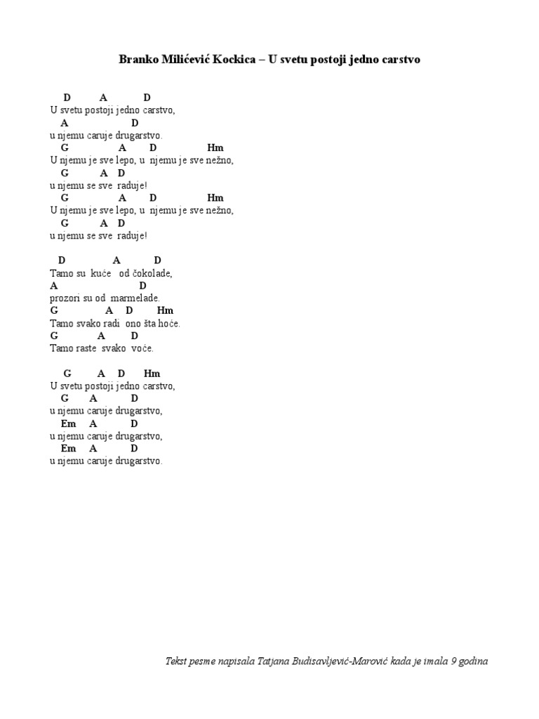 Decije Pesme-V3 | PDF