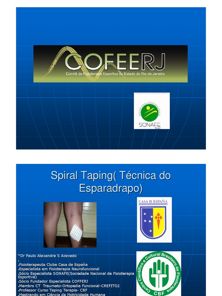 SPIRAL TAPING Autor Paulo Alexandre Azevedo | PDF | Acupuntura | Remédio