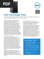 Poweredge t560 Spec Sheet | PDF | Scalability | Solid State Drive