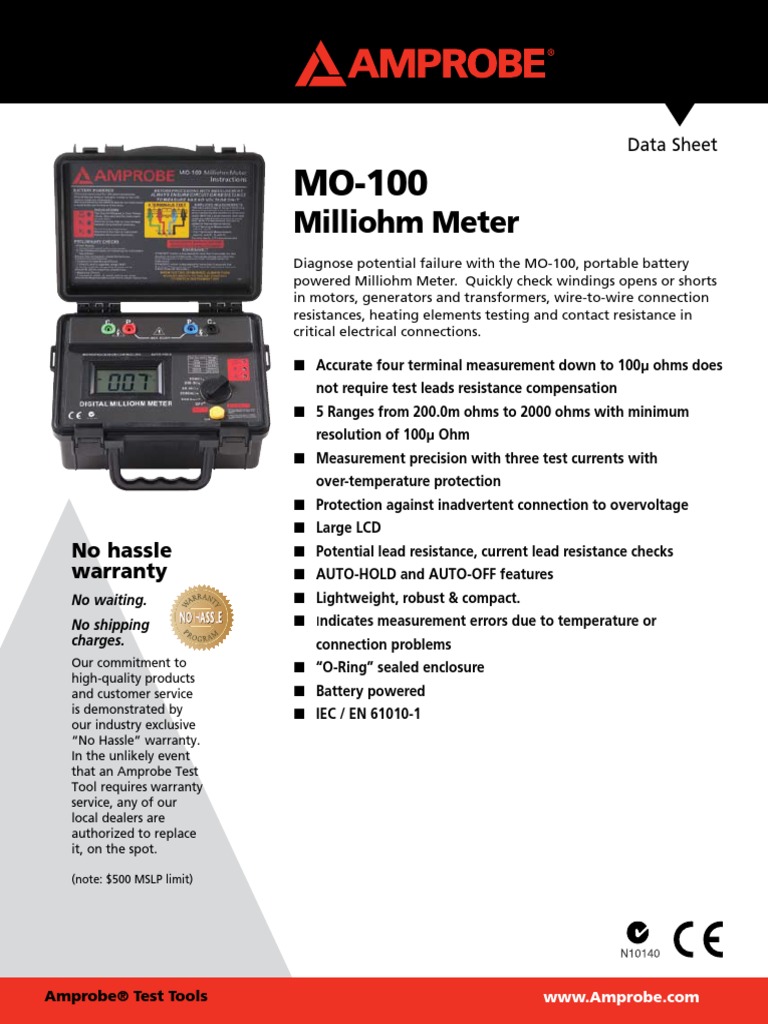 MO 100 Milióhmmetro | PDF | Computers