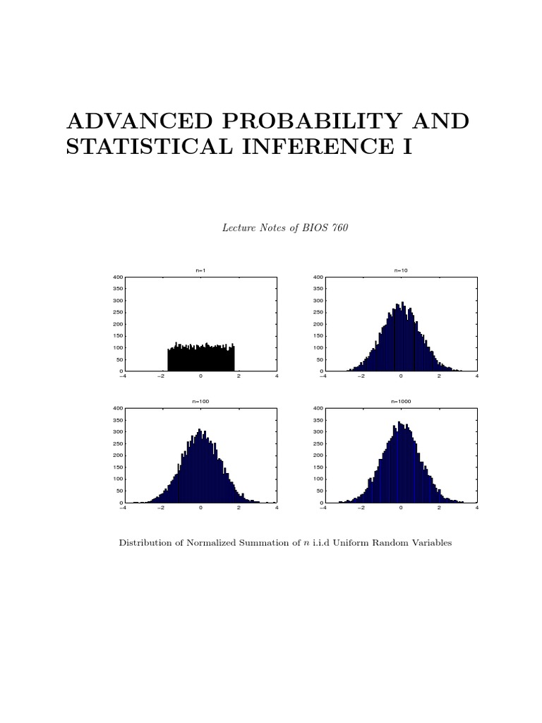 Advanced Statistics | PDF | Measure (Mathematics) | Probability Theory