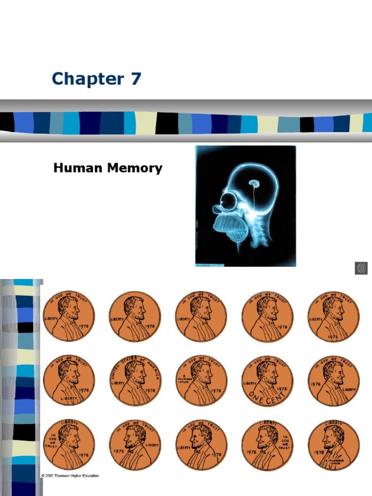 Chapter 7 Memory Ppt Recall Memory Memory 