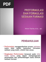 Preformulasi Dan Formulasi Sediaan Farmasi | PDF | Kesehatan Holistik