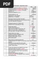 Concrete Job Mix Design Process | PDF | Concrete | Cement