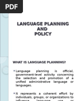 The Four Phases of Language Planning | PDF | Linguistics | Sociolinguistics