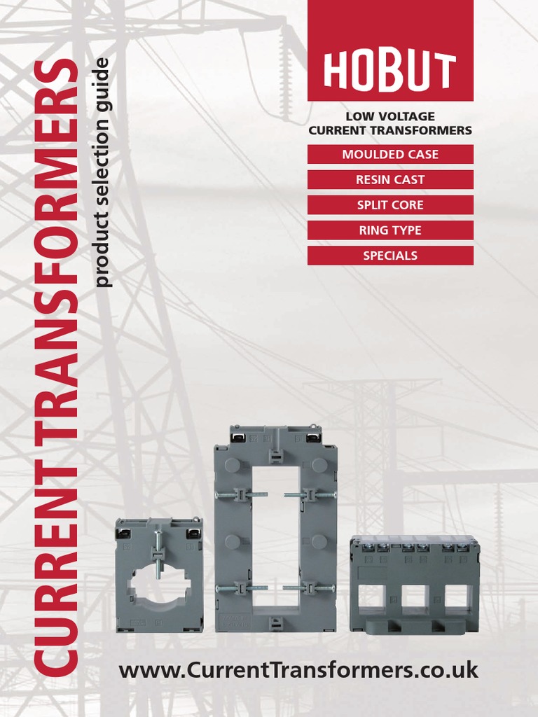 HOBUT Selection Guide | Transformer | Specification (Technical Standard)