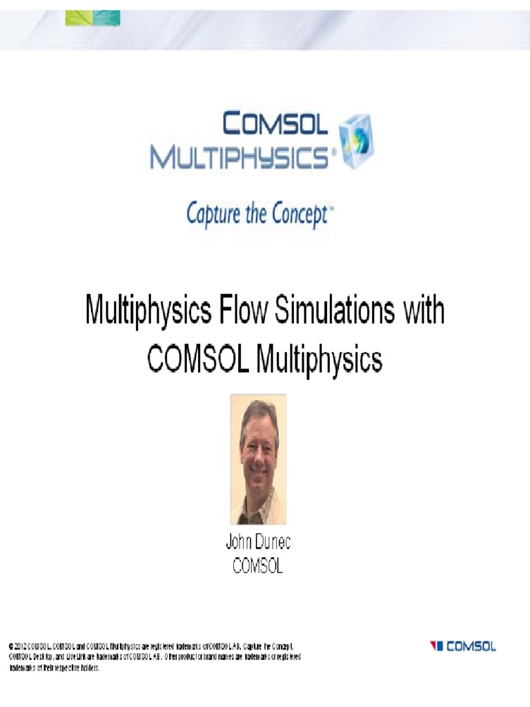 COMSOL Multi Physics Flow Simulations | PDF