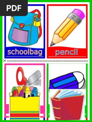 Classroom Objects Flashcards