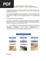 Tipos de Estructuras Geológicas | PDF