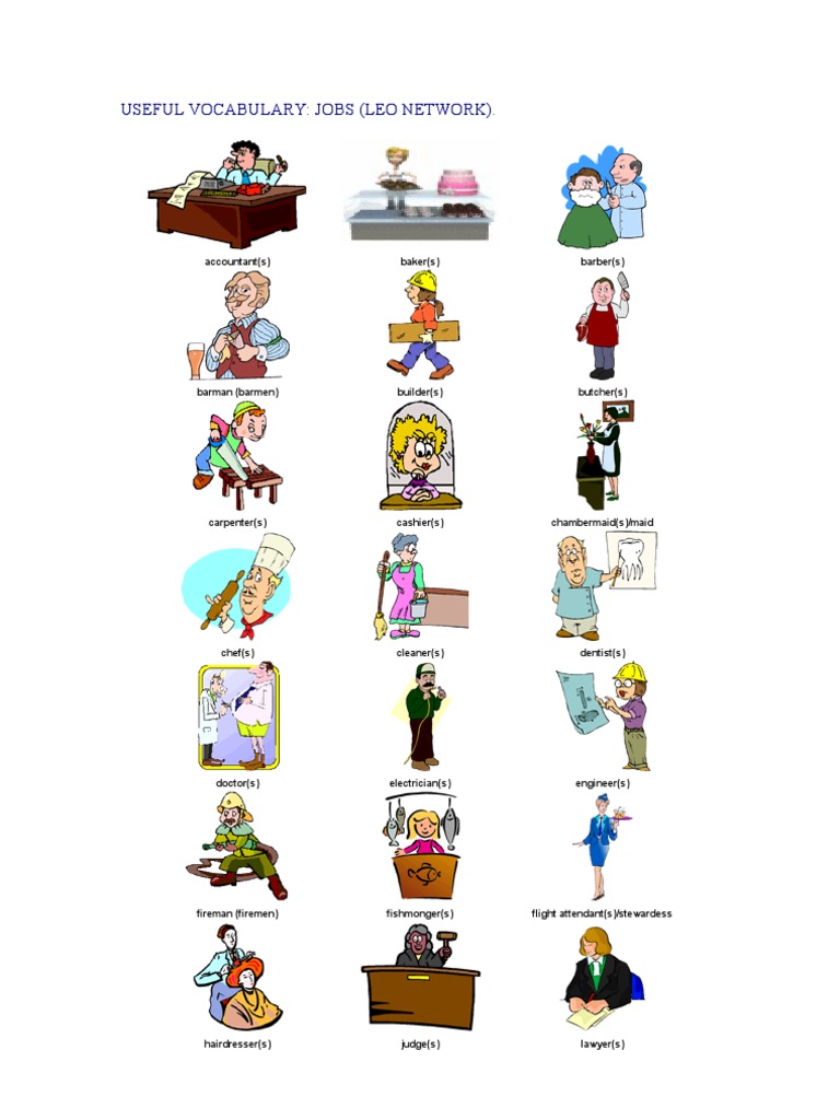 English Job Vocabulary Guide | PDF | Employee Relations | Employment