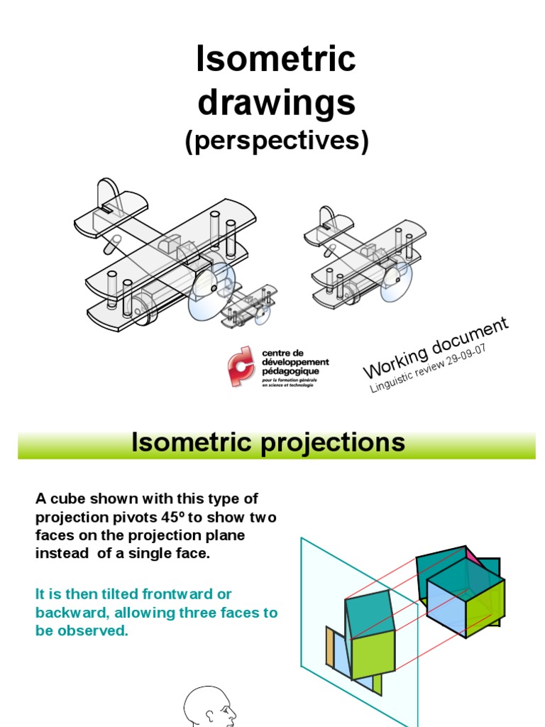Isometric Drawings: (Perspectives) | PDF | Perspective (Graphical ...