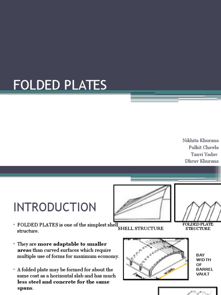 Folded Plate | Structural Steel | Roof
