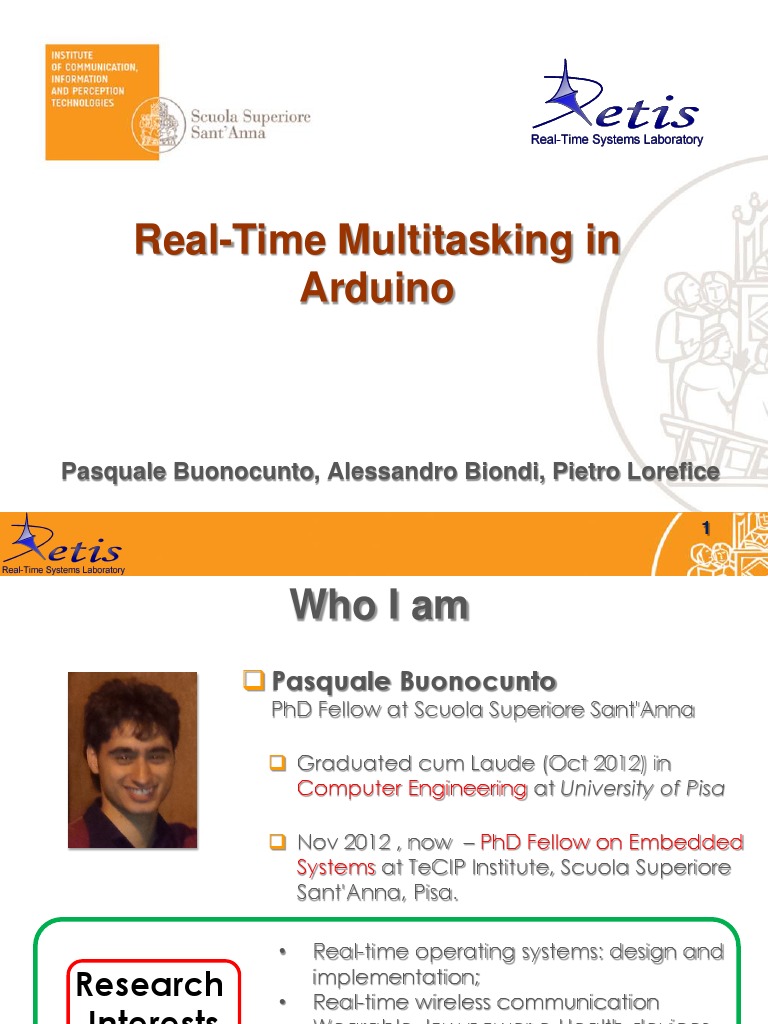 Real Time Multitasking Con Arduino Pdf Computing Computer Engineering