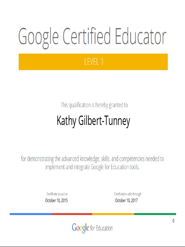Gce 1 Certificate | PDF