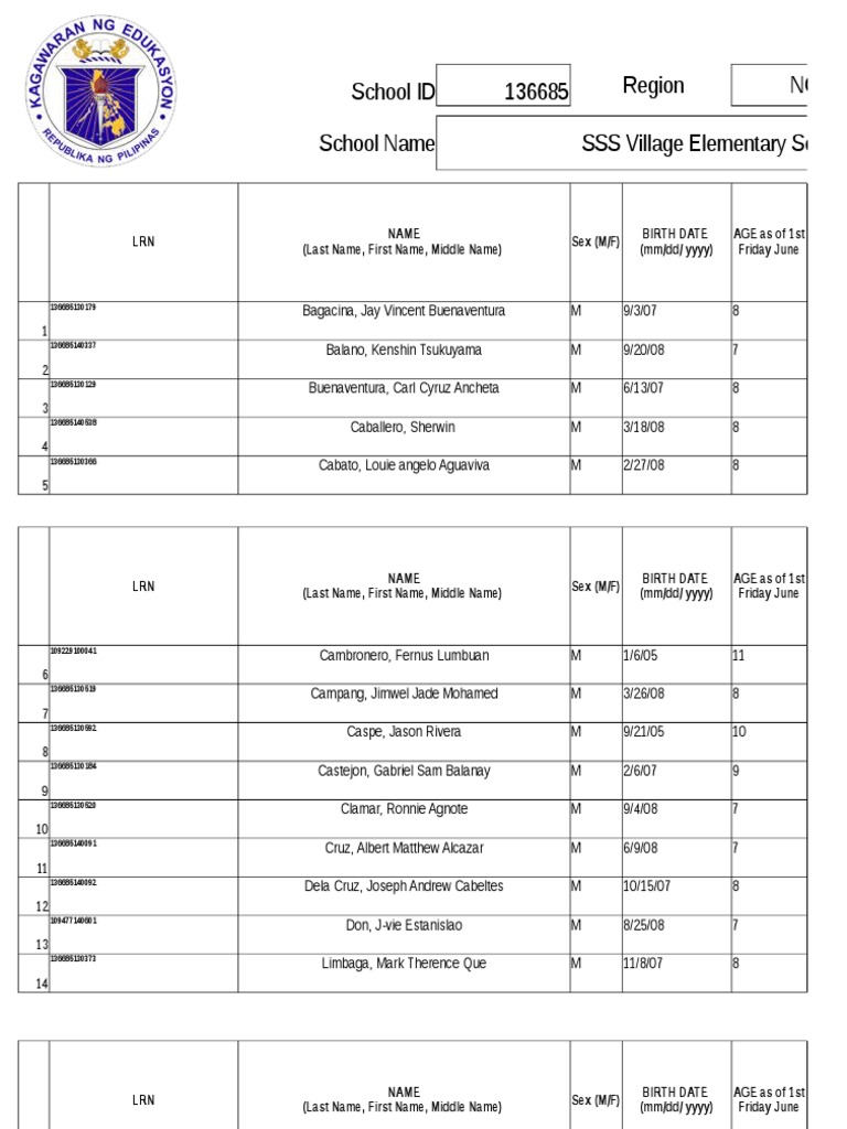 School Forms | PDF | Secondary School | Teachers