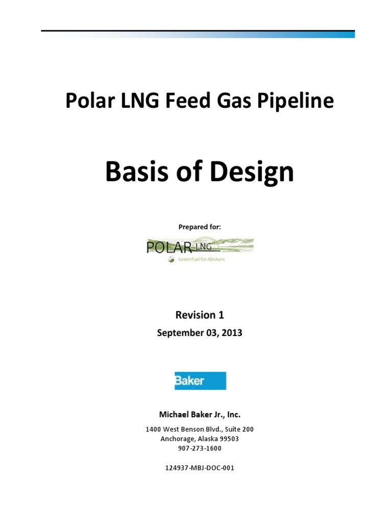 Pipe Line Design Basis PDF | PDF
