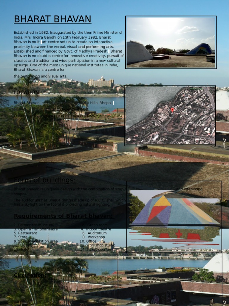 Case Study Bharat Bhavan | PDF | Masonry | Art Media