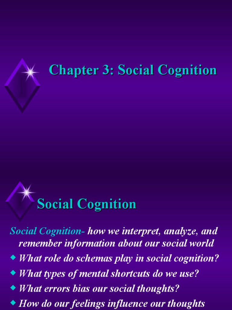 social cognition | Schema (Psychology) | Social Psychology