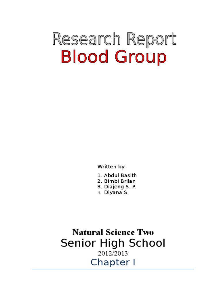 Resume of Blood Type | PDF | Blood Type | Blood