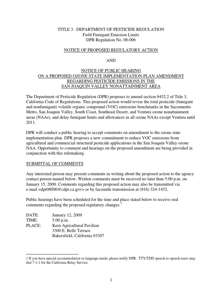 Notice | PDF | Air Pollution | Government