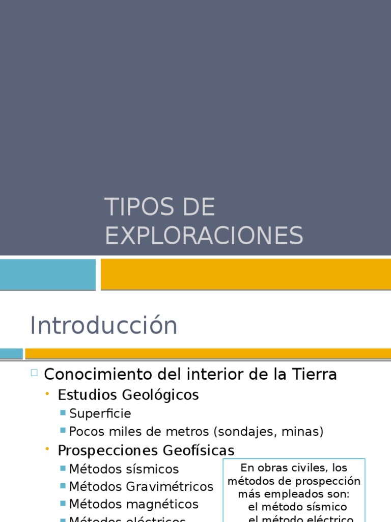 Tipos de Exploraciones | PDF | Densidad | Olas