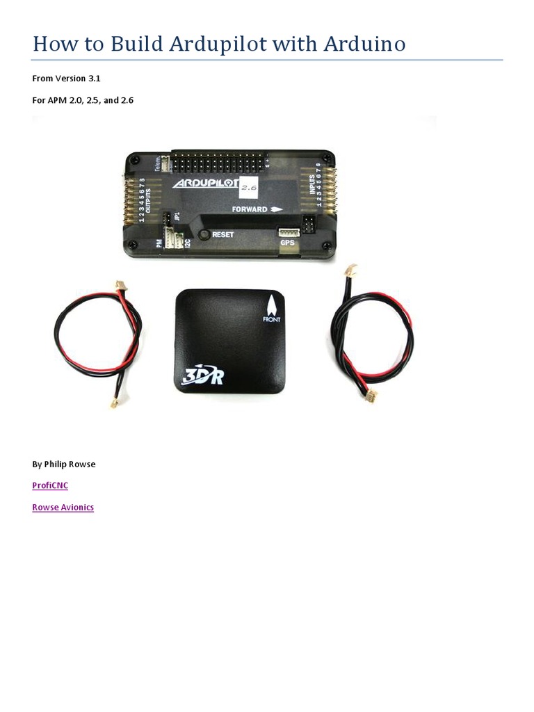 Building Ardupilot with Arduino Guide | PDF