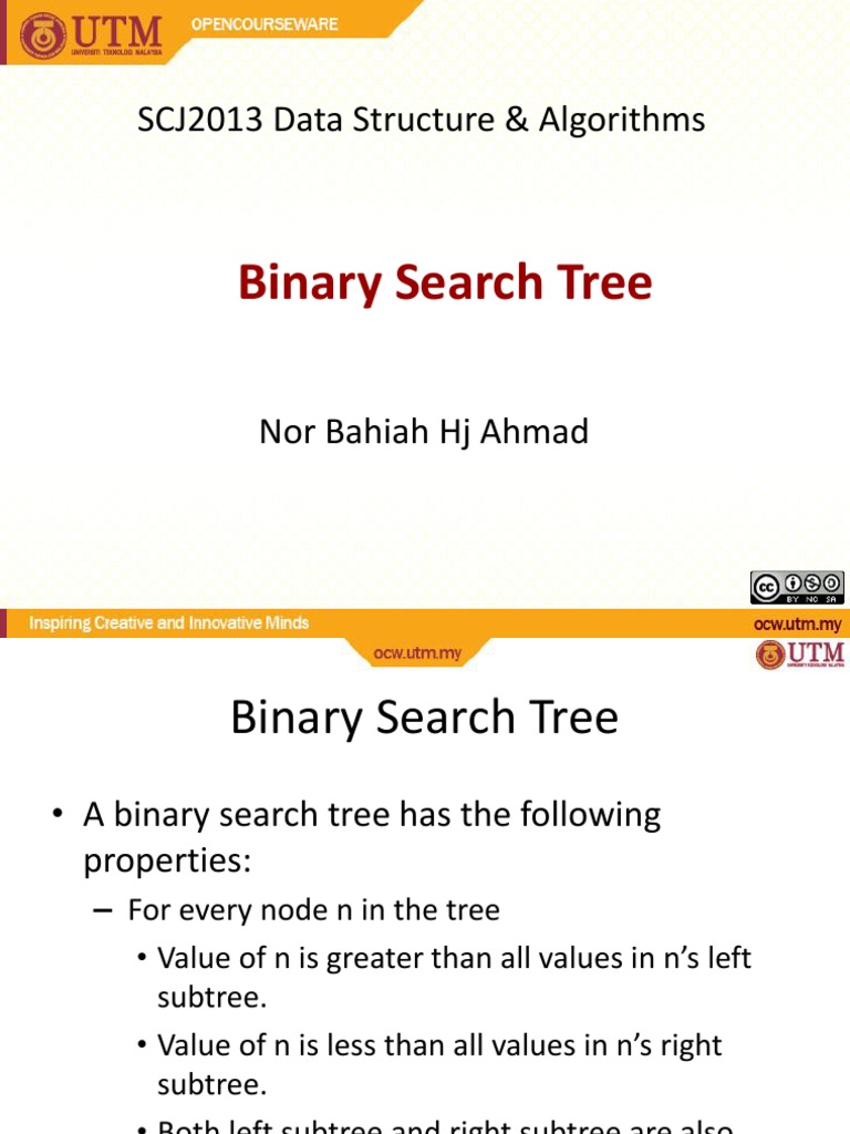 Binary Search Tree | PDF | Theoretical Computer Science | Computer Programming