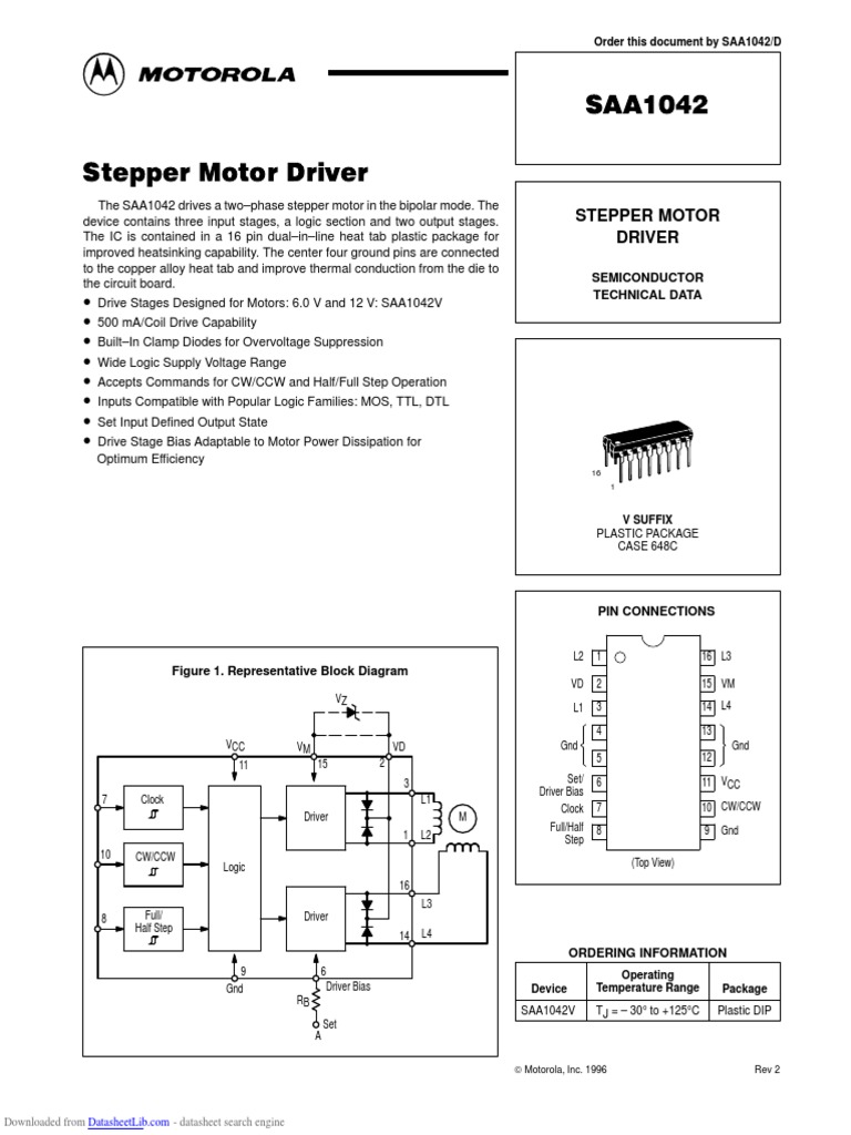 Motorola Saa1042 0587f49ff7 | PDF | Diode | Resistor