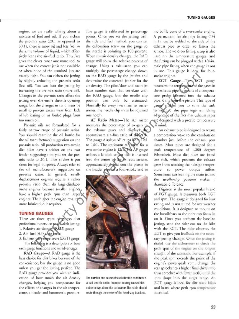 Optimizing Two-Stroke Engine Tuning | PDF | Piston | Cylinder (Engine)