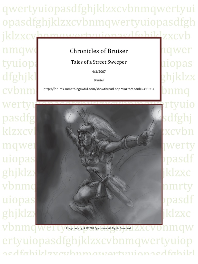 Chronicles of Bruiser - Tales of A Street Sweeper | PDF