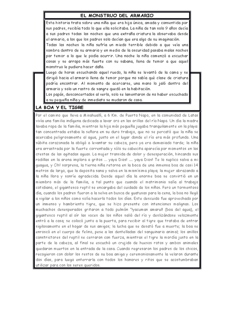 El Monstruo Del Armario (LEYENDA) | PDF | Ocio | Entretenimiento (general)