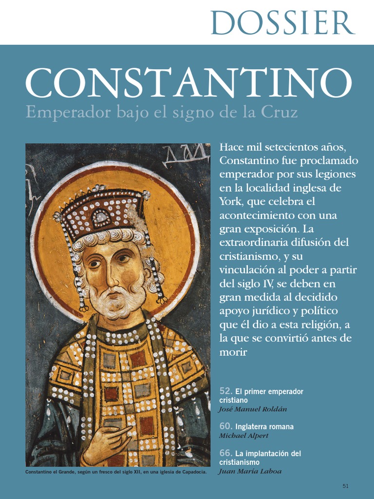 Constantino y la difusión del cristianismo | PDF