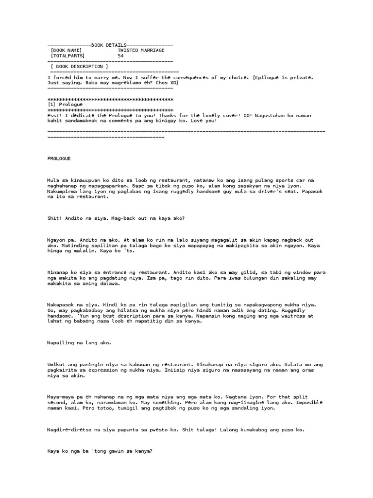 Twisted Marriage - (4803086) | PDF