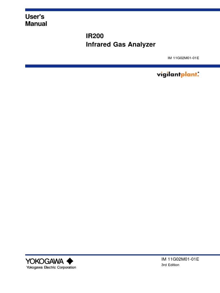 2.ir200 Manual | PDF | Gases | Power Supply