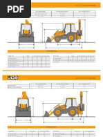 JCB 3DX Specifications Sheet | PDF | Loader (Equipment) | Transmission ...