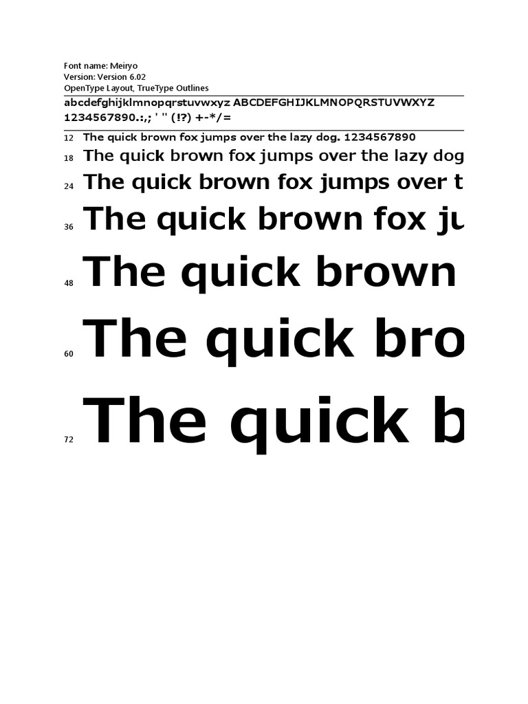 Meiryo Bold & Meiryo Bold Italic & Meiryo UI Bold & Meiryo UI Bold ...