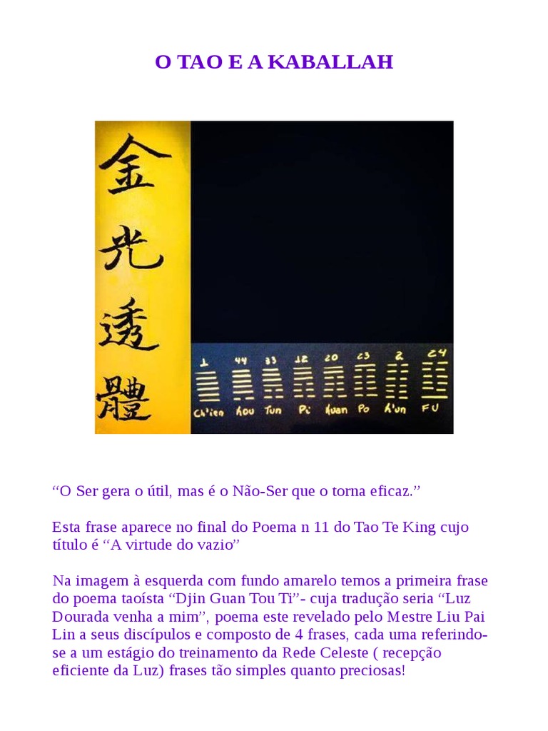 Ensinamentos Do Mestre Liu Pai Lin-2 | PDF | Cabala | Espírito