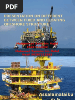 Types of Offshore Structures | PDF