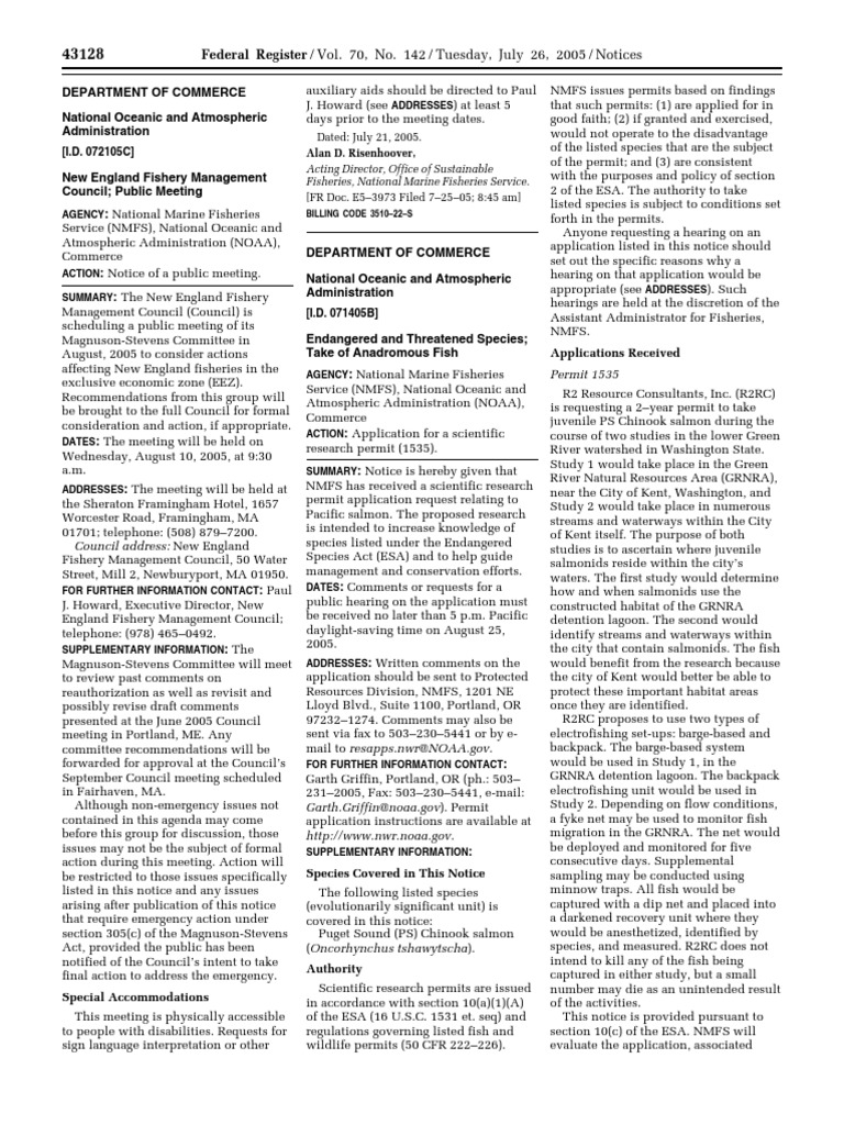 Notice: Fishery Conservation and Management: Caribbean, Gulf, and South ...