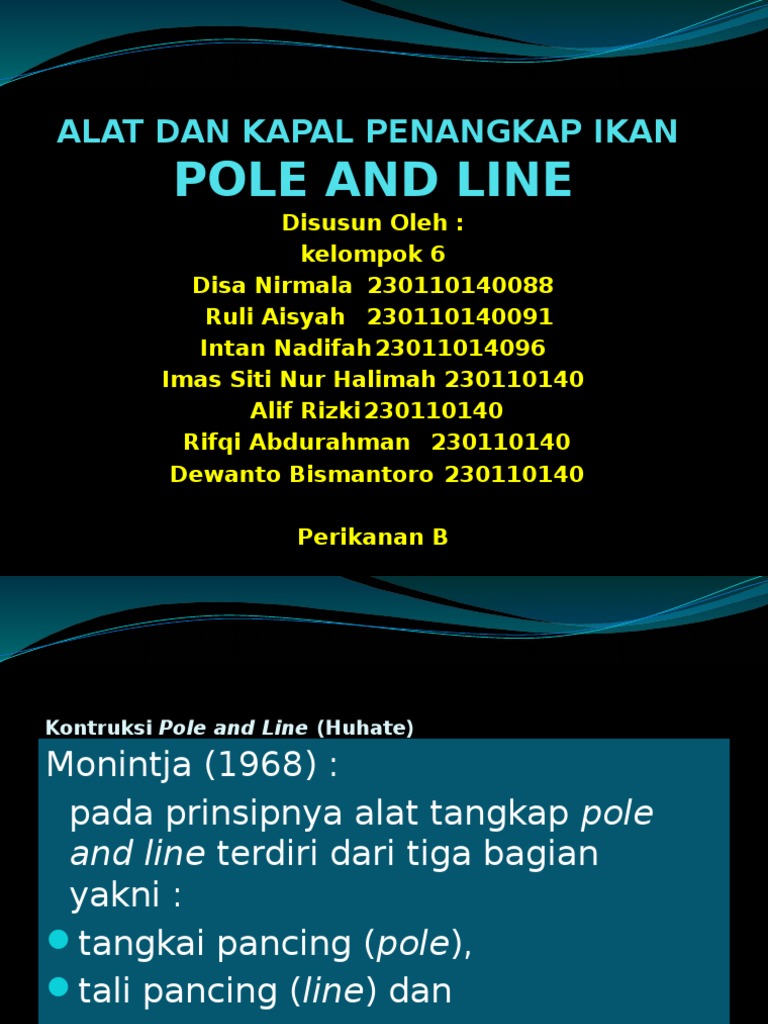 Alat dan Kapal Penangkap Ikan Pole and Line | PDF | Griya & Taman ...