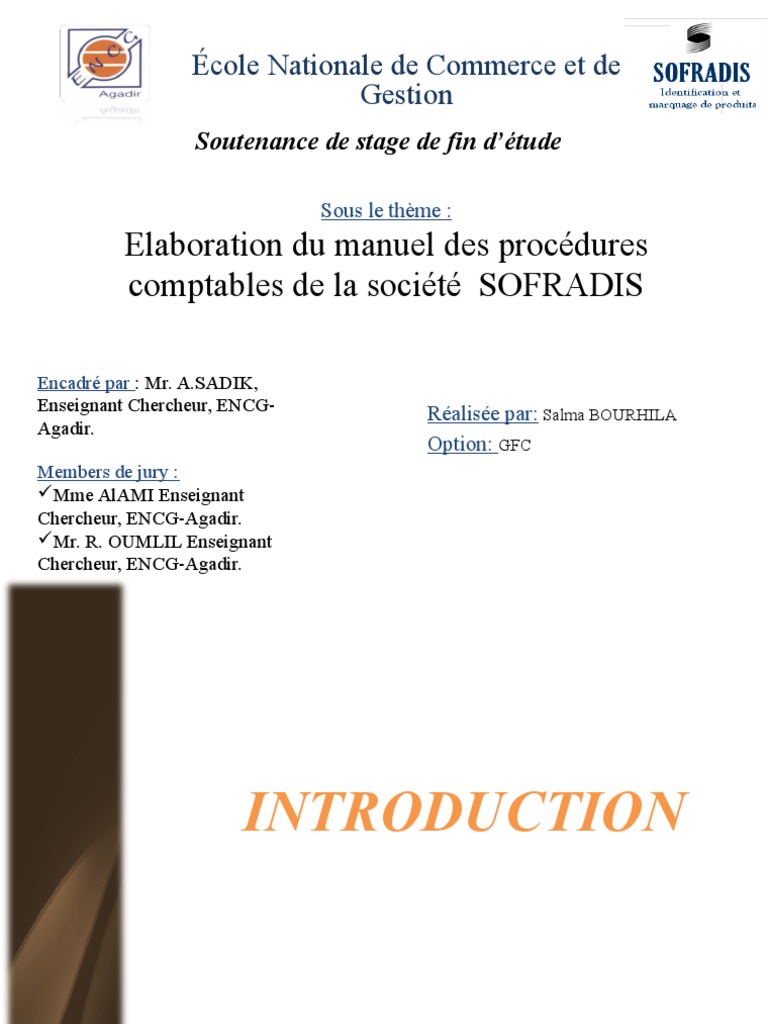 Présentation SOFRADIS. | PDF | Comptabilité | Business