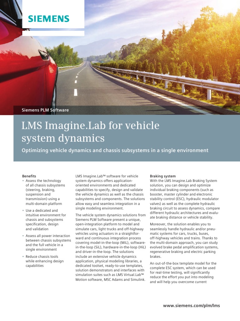 LMS Imagine - Lab AMESim - VSD Solutions LR-34765 Tcm1023-216977 | PDF ...