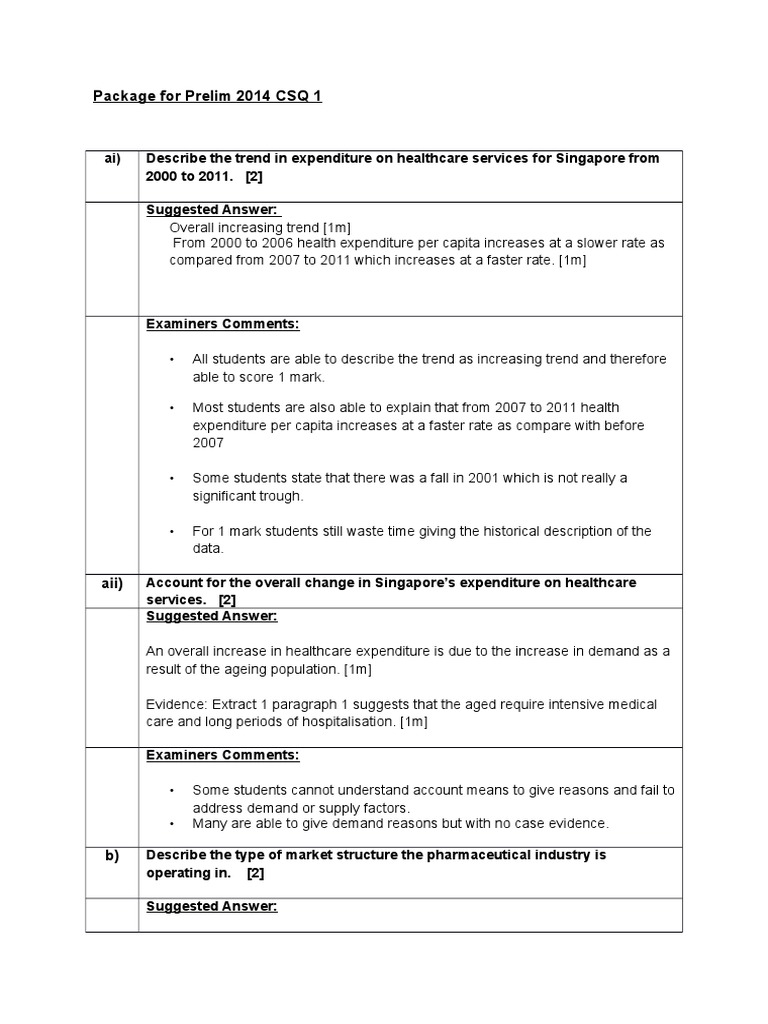 9732 CJC H2 Economics P1 Ans | PDF | Oligopoly | Fiscal Policy