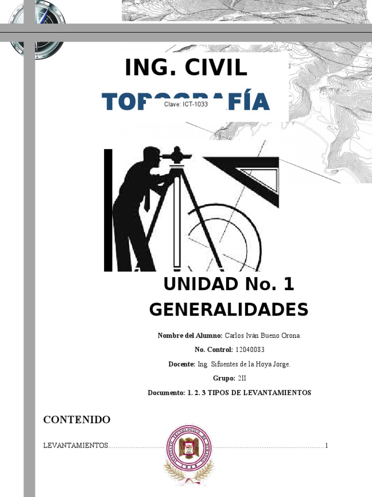 3 - Tipos de Levantamientos | PDF | Topografía | Mapa