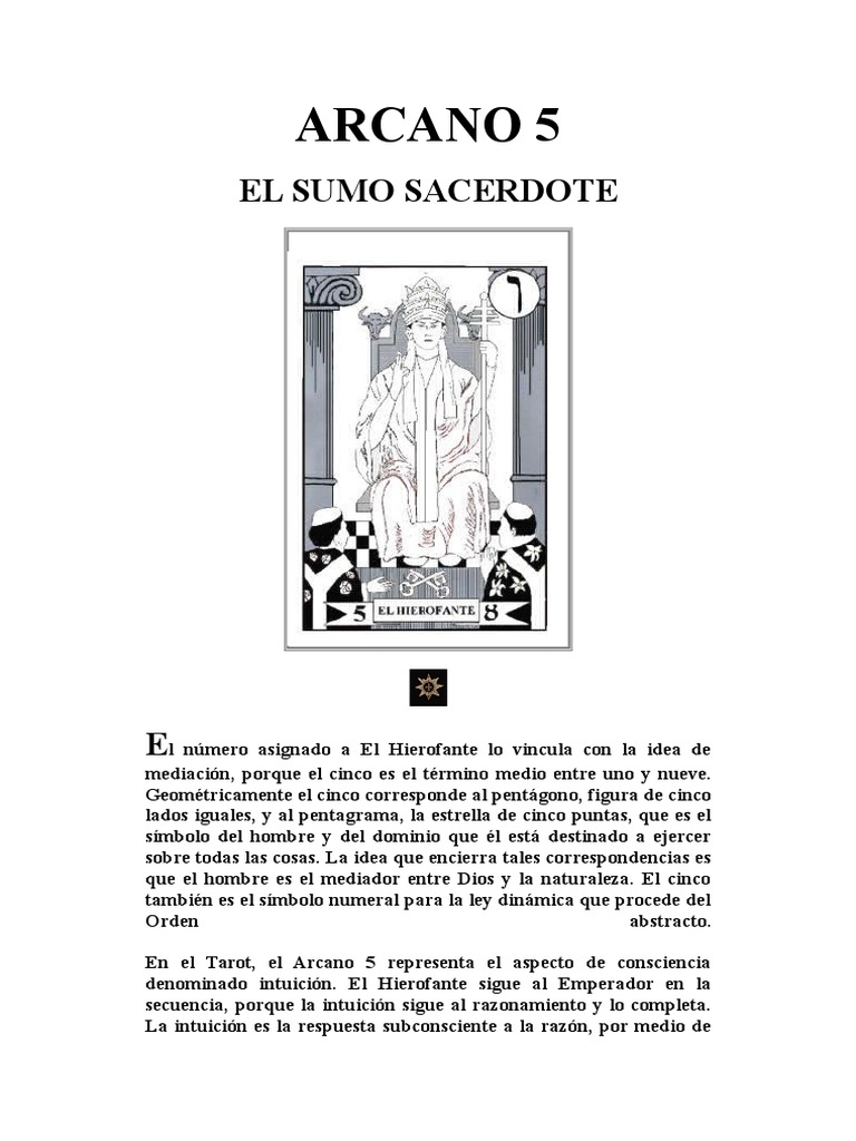 El Arcano 5 | PDF | Intuición | Mente