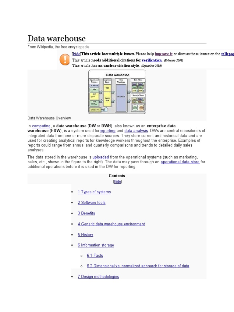Data Warehouse References | PDF | Data Warehouse | Information Science