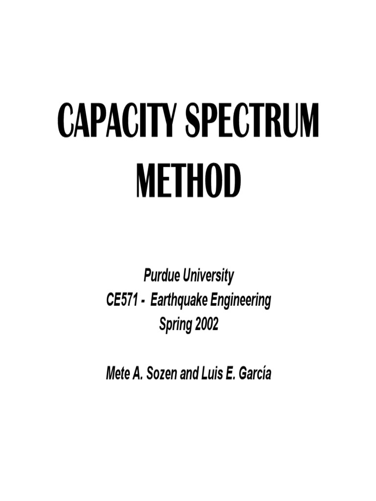 Capacity Spectrum | PDF | Hysteresis | Price Elasticity Of Demand