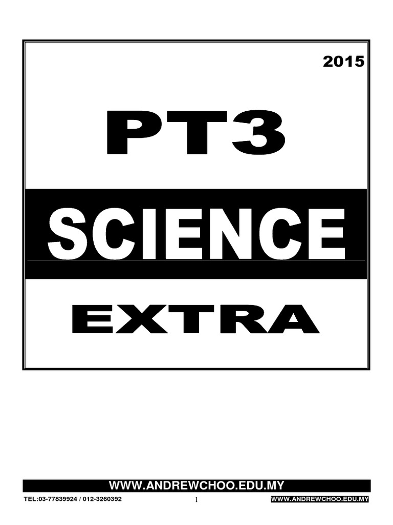 2015 Pt3 Science Extra Questions | PDF